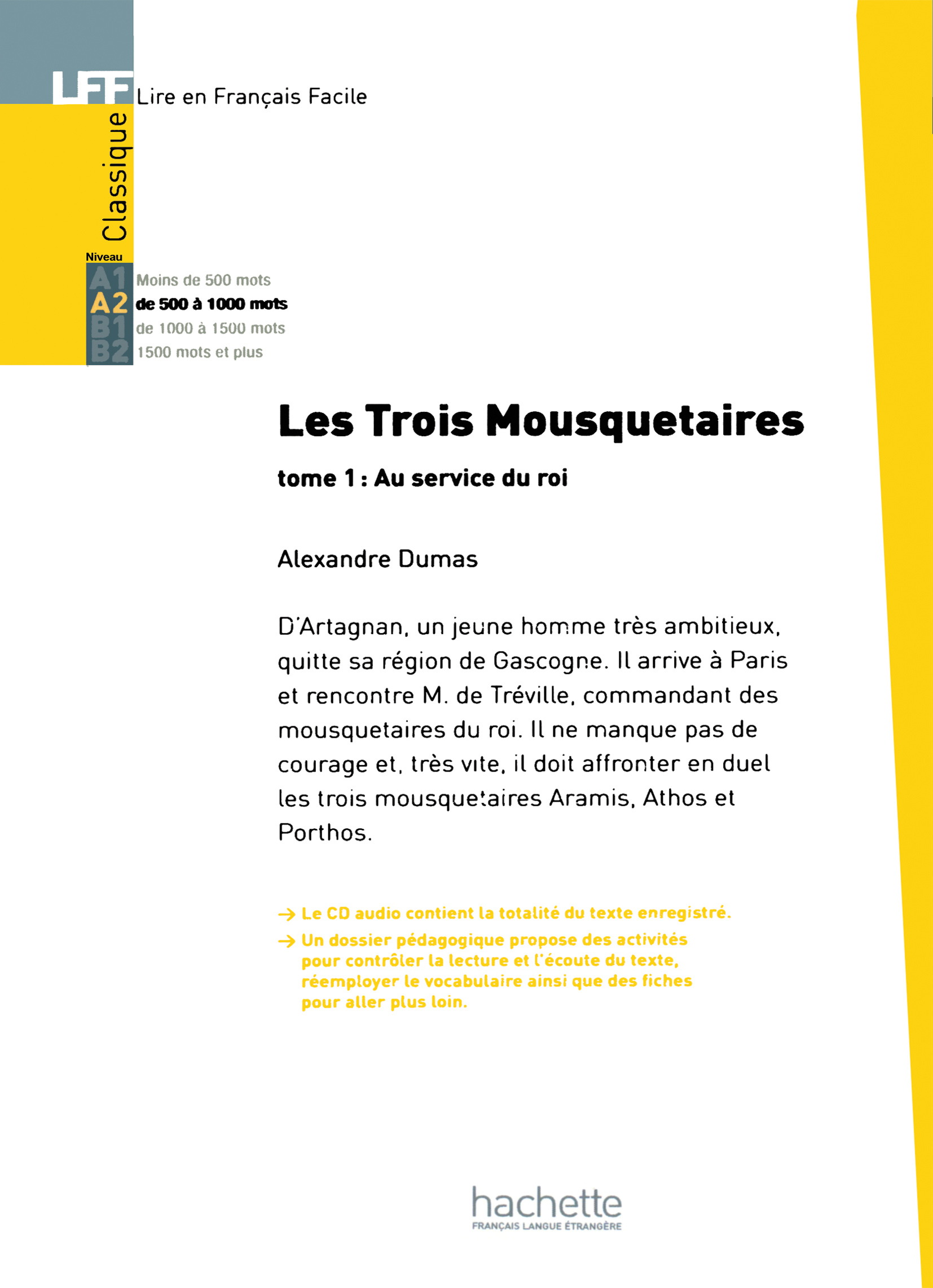 دانلود کتاب داستان ساده فرانسوی سه تفنگدار Les Trois Mousquetaires tome ...