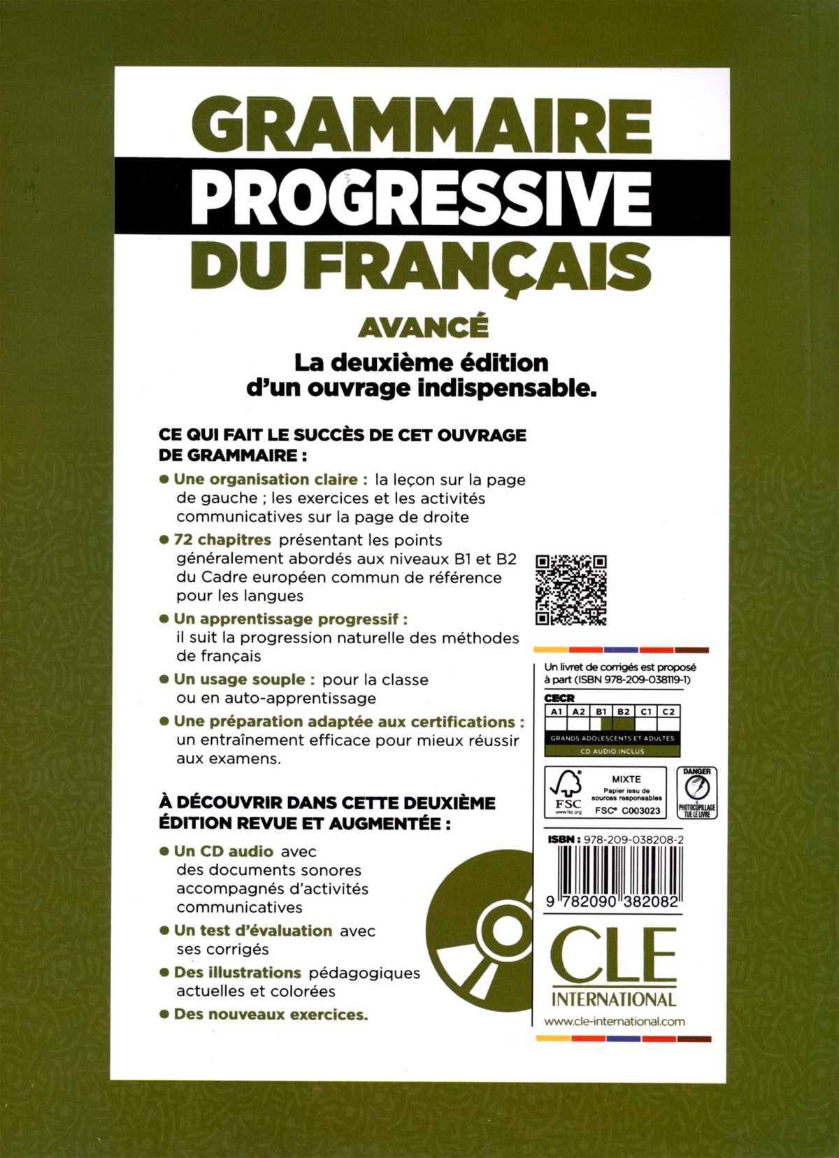 دانلود کتاب فرانسوی گرامر پروگرسیو Grammaire progressive du francais 2e ...