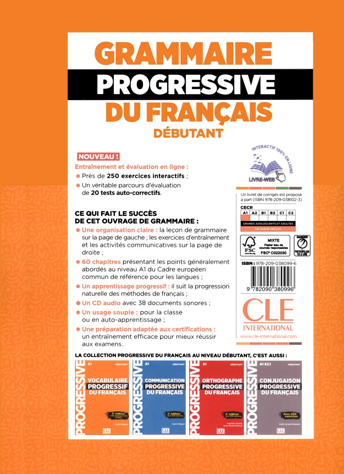 دانلود کتاب فرانسوی گرامر پروگرسیو Grammaire progressive du francais 3e ...