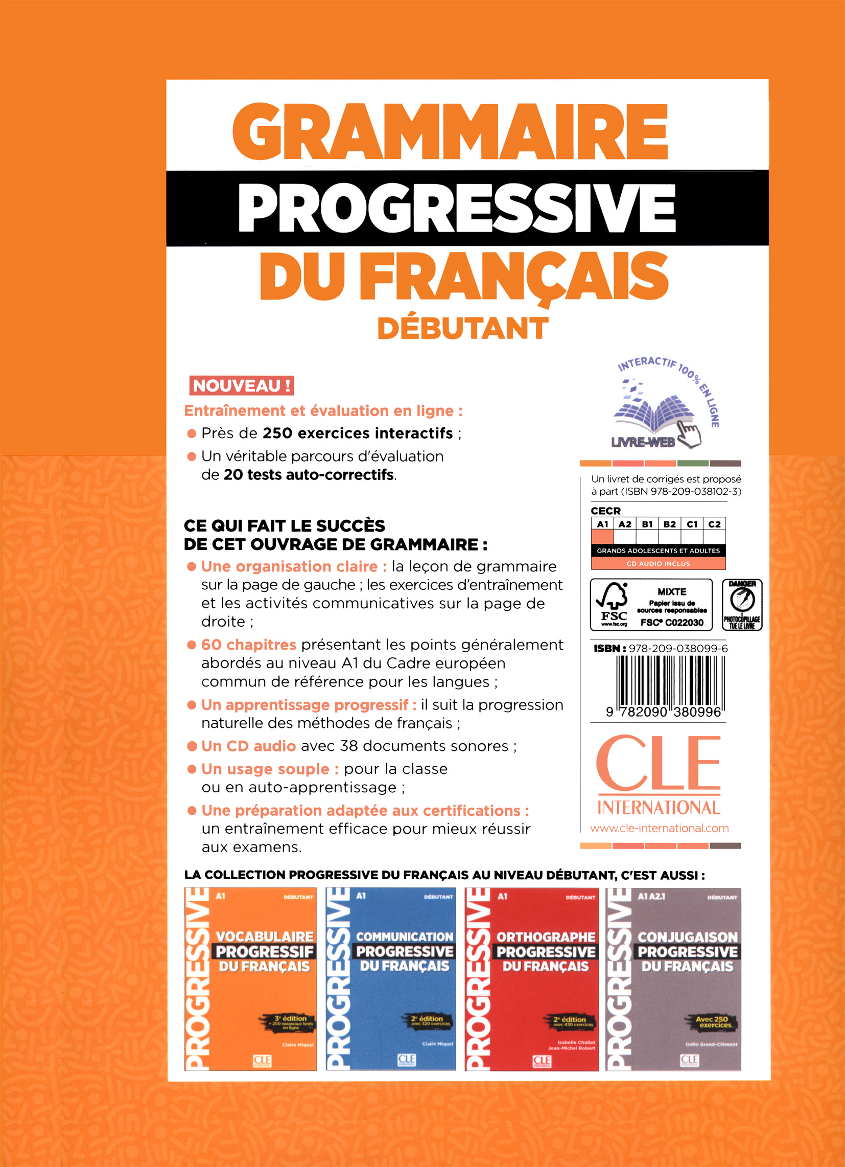 خرید کتاب گرامر فرانسه Grammaire progressive با تخفیف ویژه