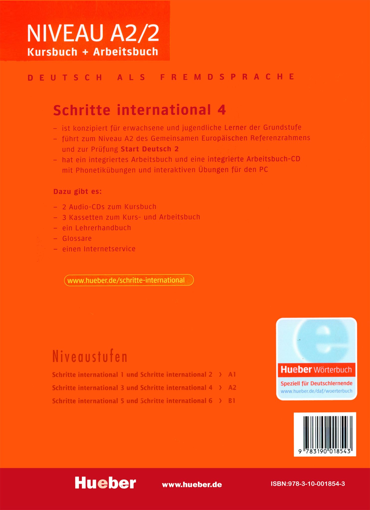 دانلود کتاب آلمانی شریته Schritte International 4 - NIVEAU A2/2