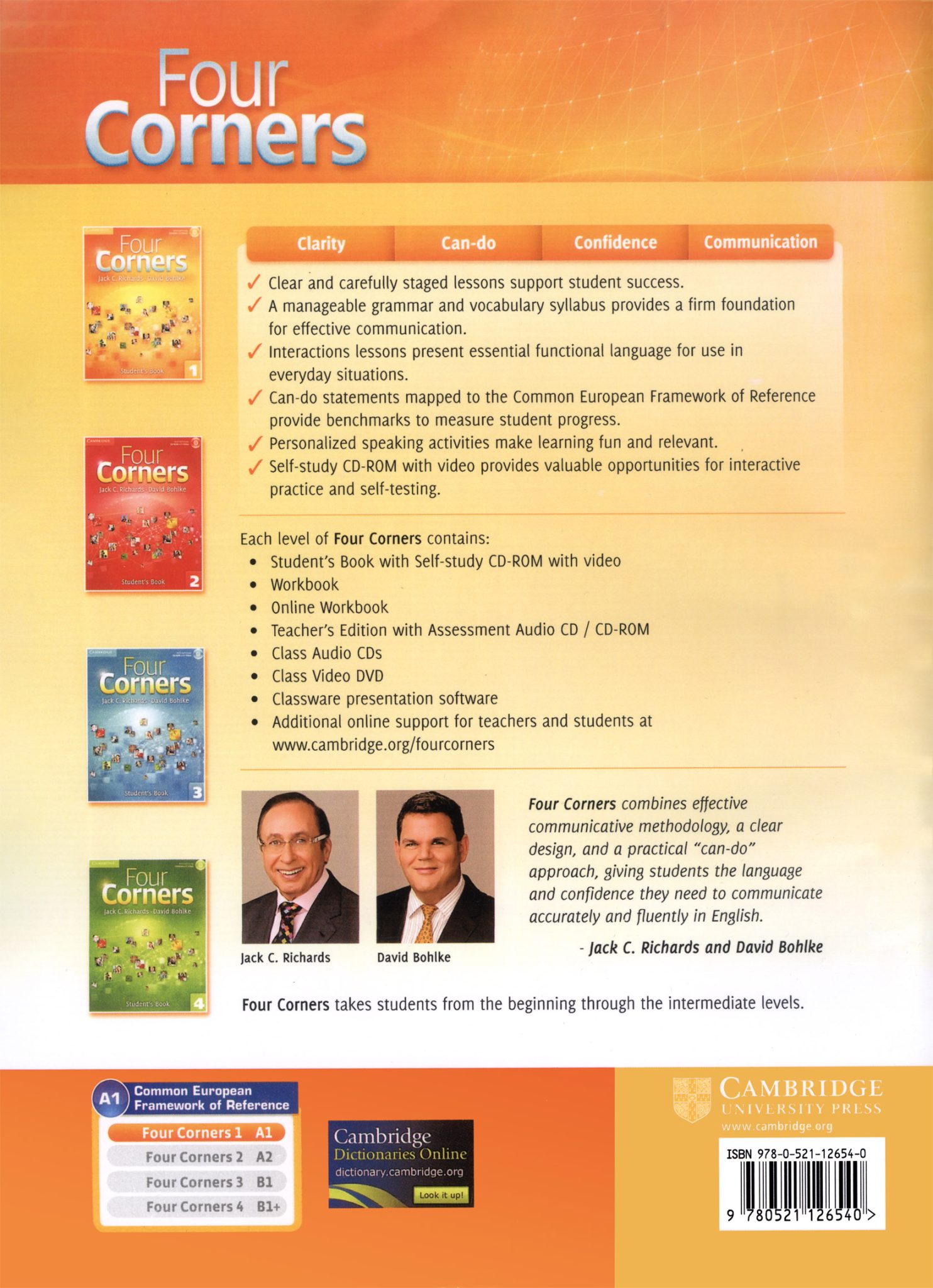 دانلود کتاب انگلیسی فور کرنرز Four Corners 1 First Edition