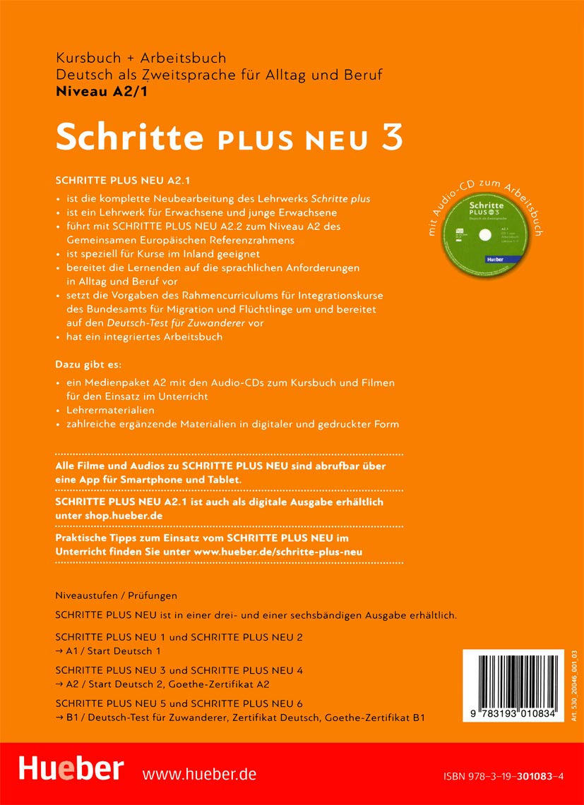 دانلود کتاب آلمانی شریته پلاس جدید Schritte Plus neu 3 A2.1