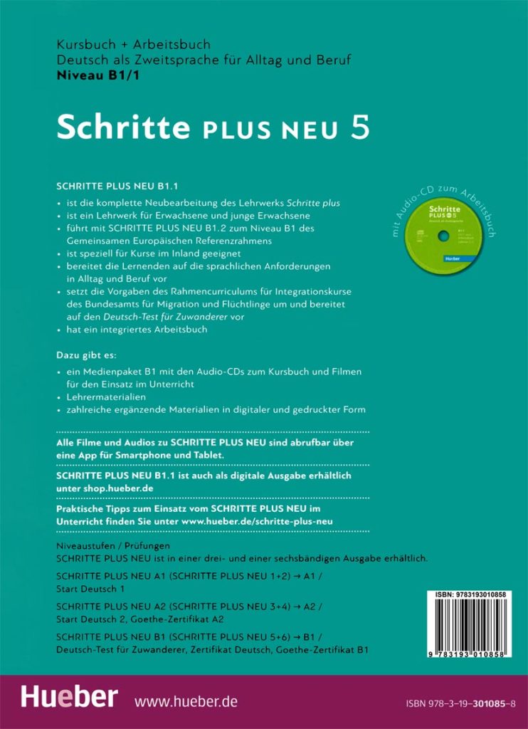 دانلود کتاب آلمانی شریته پلاس جدید Schritte Plus neu 5 B1.1