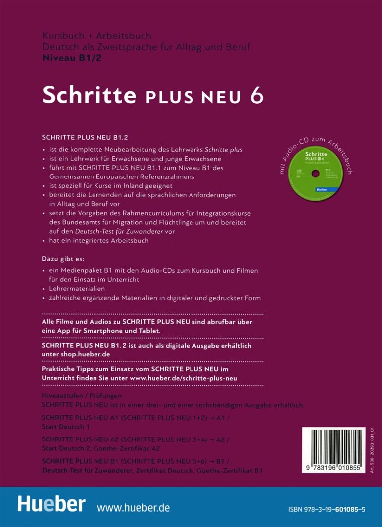 دانلود کتاب آلمانی شریته پلاس جدید Schritte Plus neu 6 B1.2