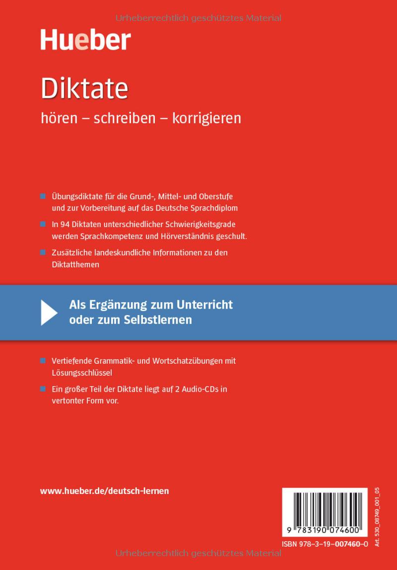 دانلود کتاب آلمانی املا Diktate A2 C2